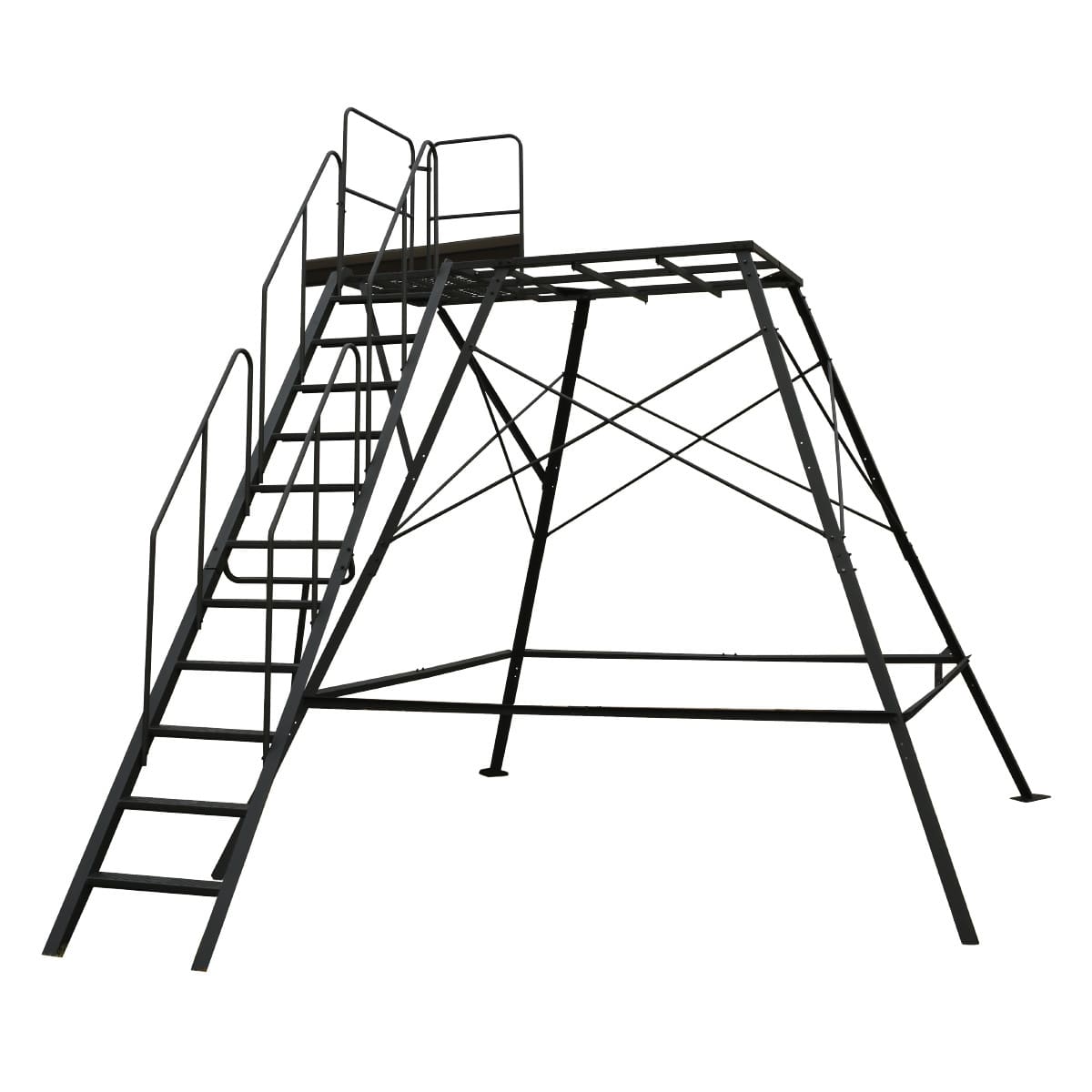 Premium 10' Tower Base with Gradual Staircase (For use with ANY Muddy ...