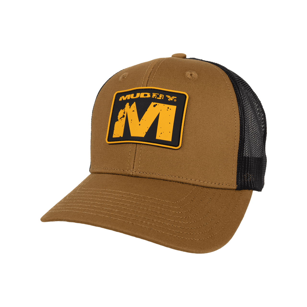 Muddy - Logo PVC Patch Meshback Cap - Coyote Black | Muddy Outdoors